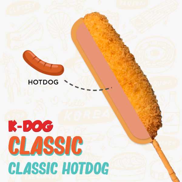 K-Dog Korean Style Corn Dog - Le Marche De Capihan menu in San Rafael ...