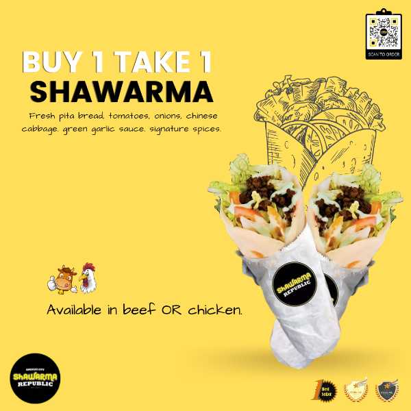 Chef's Special x Shawarma Republic menu in Angeles City | ordermo