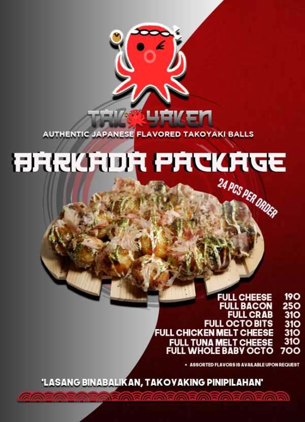 Takoyaken - Takoyaki menu in Dinalupihan | ordermo