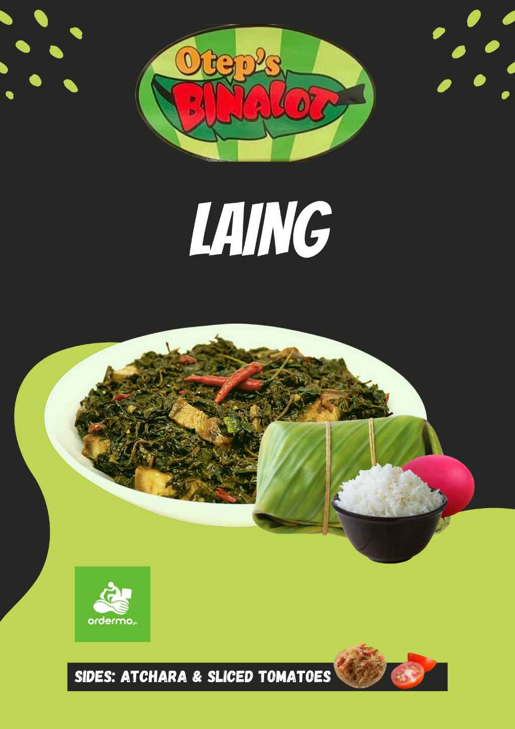 Otep's Binalot menu in Bustos | Express Food Delivery - ordermo.ph