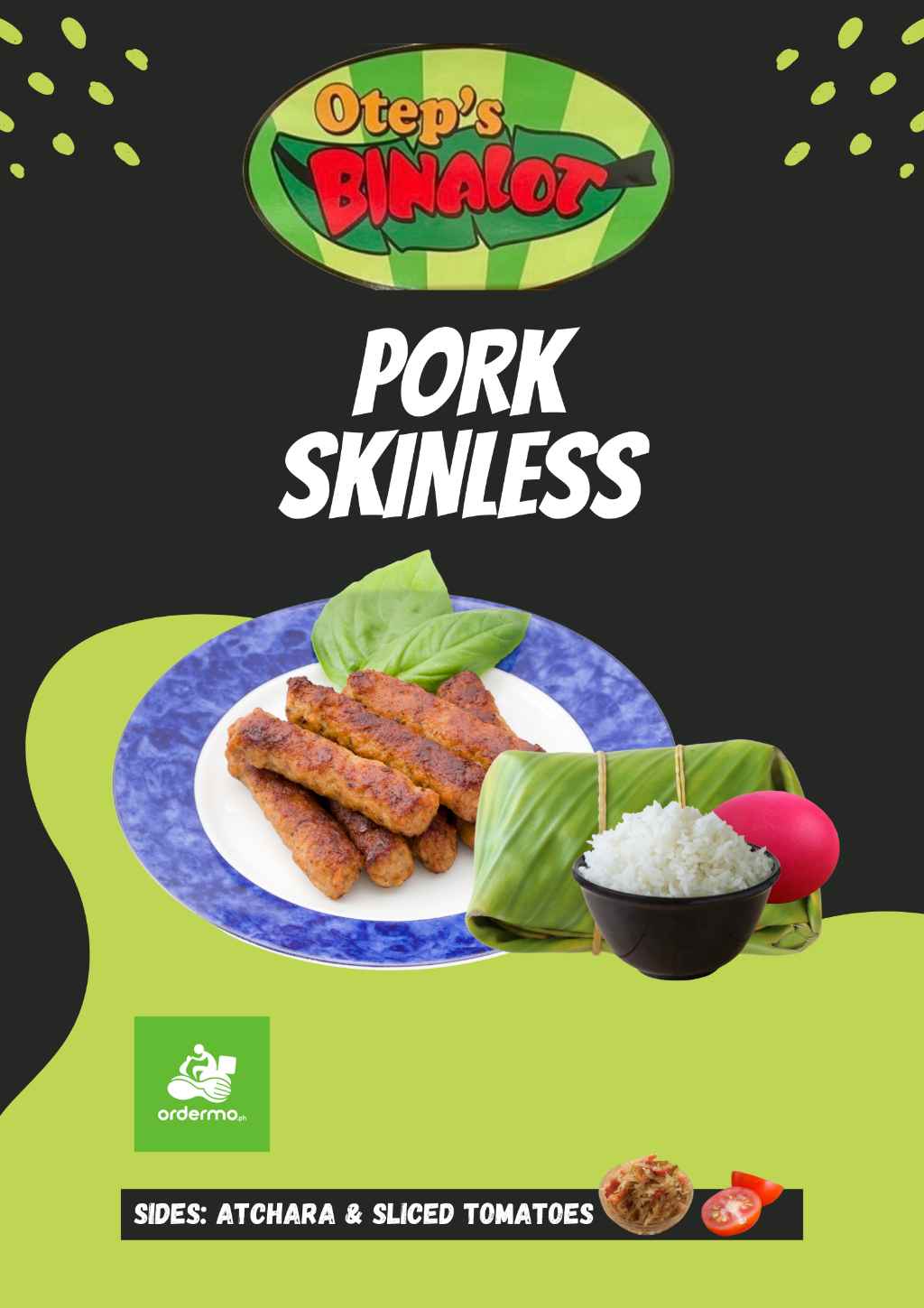 Otep's Binalot menu in Bustos | Express Food Delivery - ordermo.ph