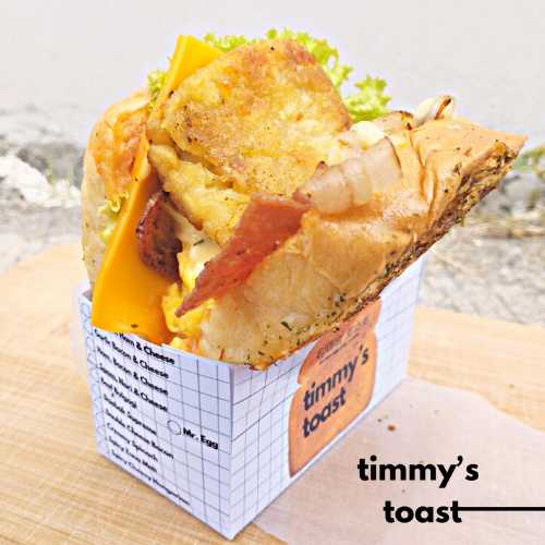 Timmy's Toast - Bustos menu in Bustos | Express Food Delivery - ordermo.ph